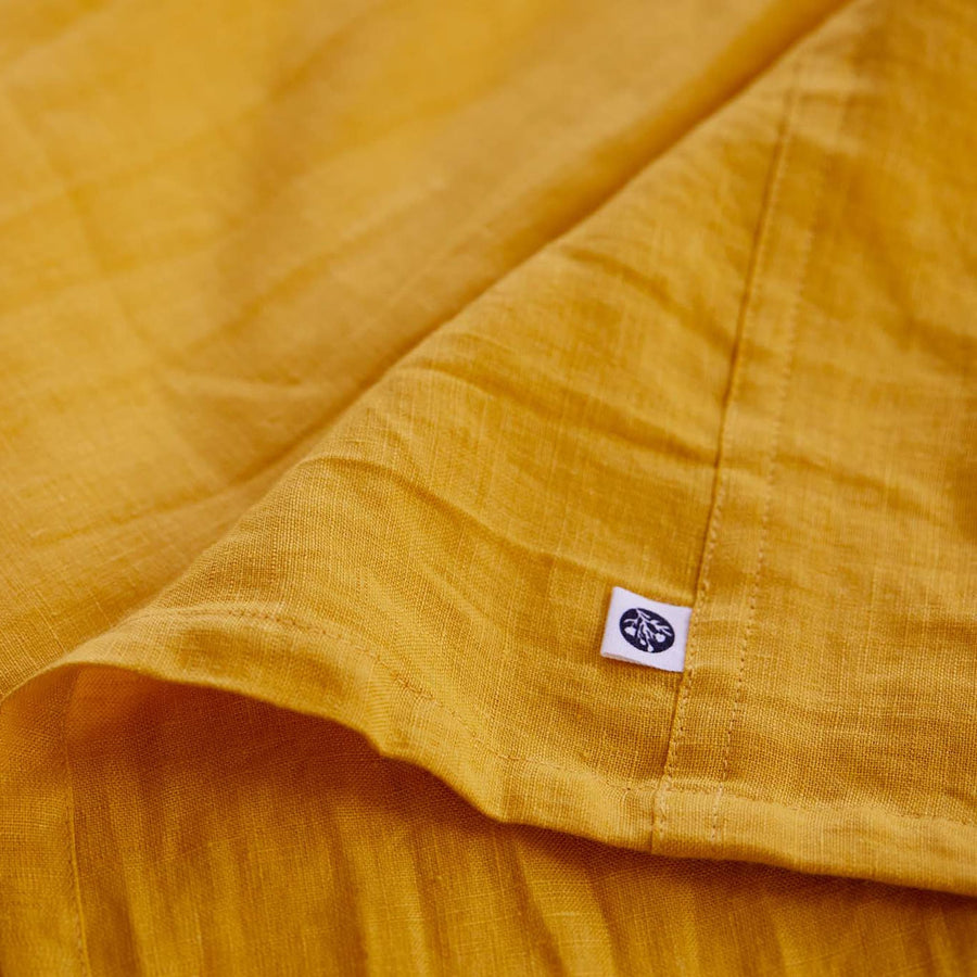Turmeric, Linen Sheet Set, 100% French Flax Linen – Linen To Bed