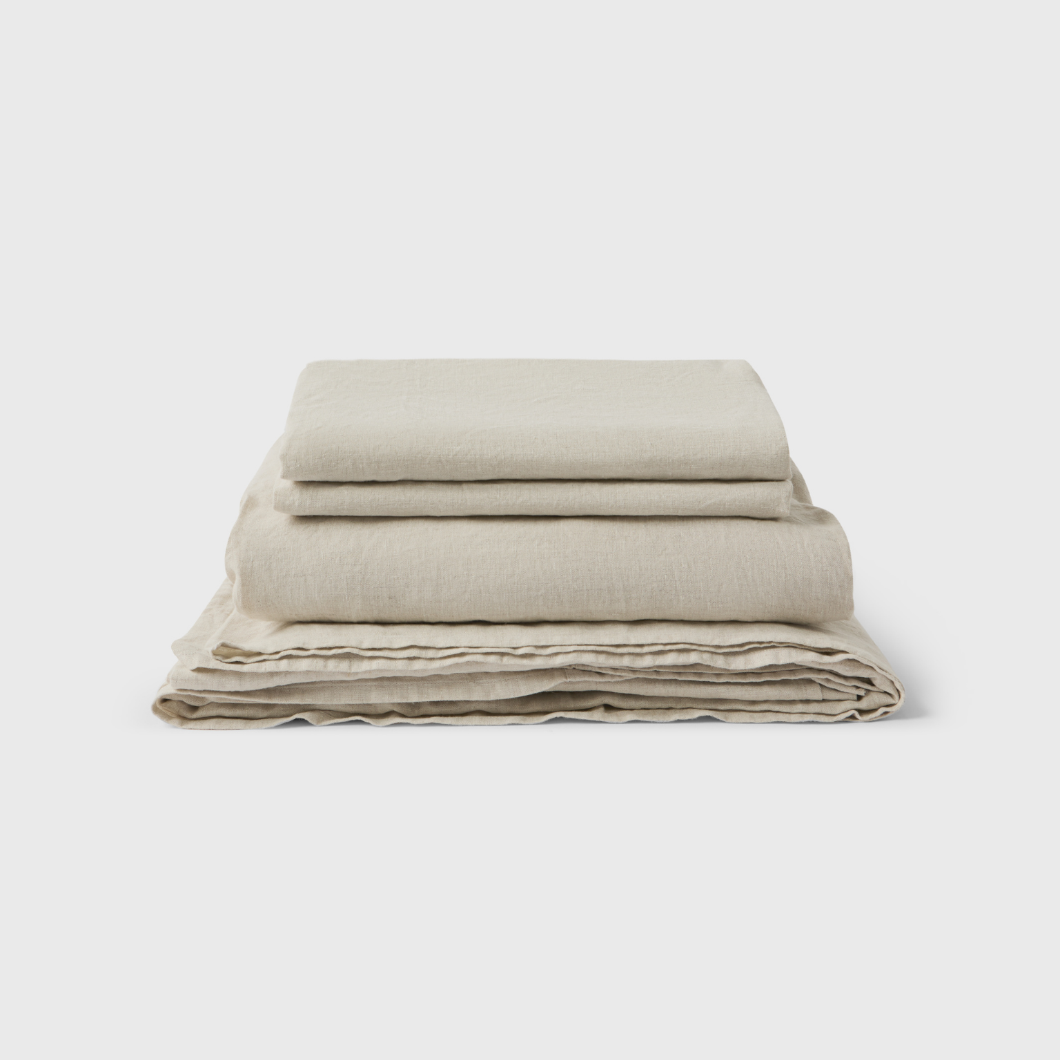 Natural, Linen Sheet Set, 100% French Flax Linen – Linen To Bed