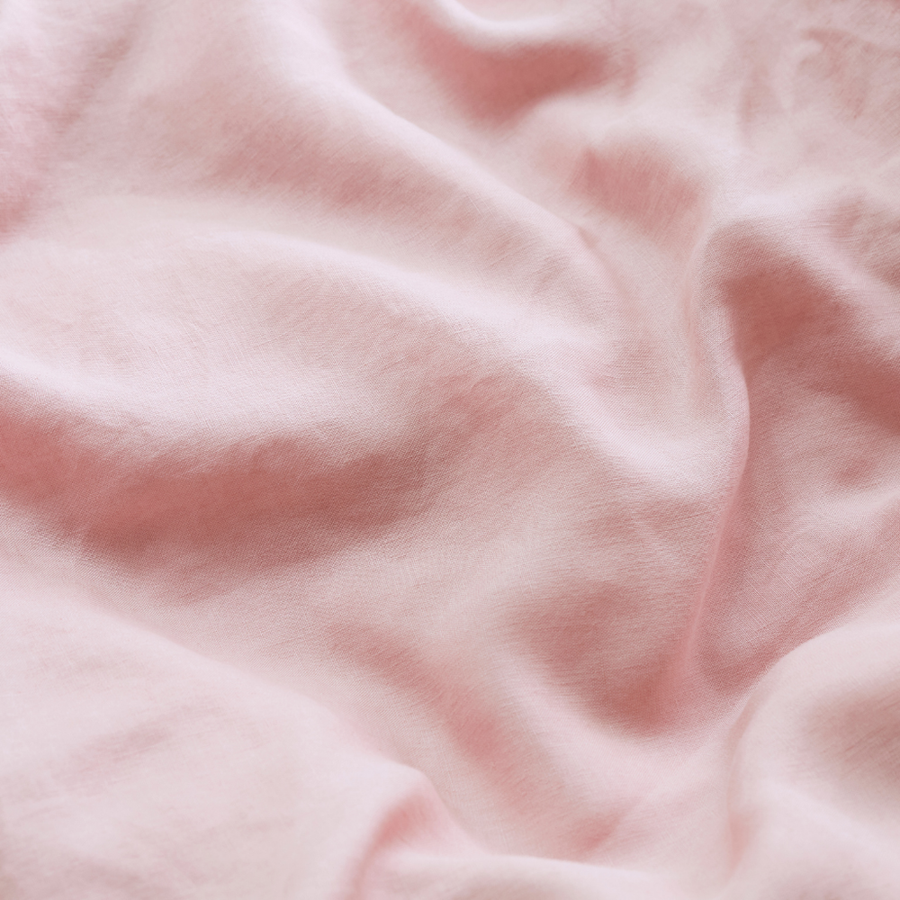 Rose, Linen Flat Sheet, 100% French Flax Linen – Linen To Bed